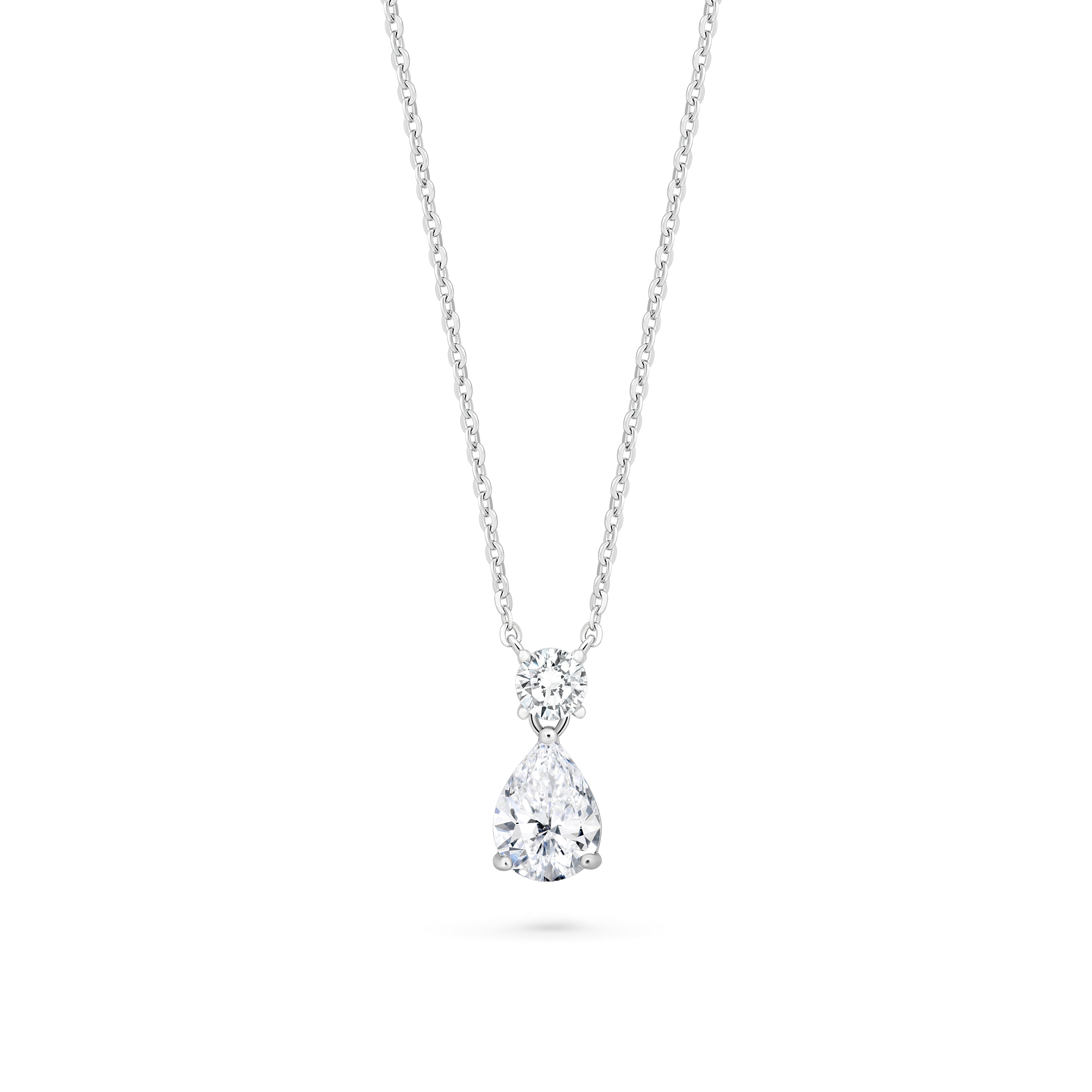 Colier Clair de Lune, argint 925 placat cu rodiu