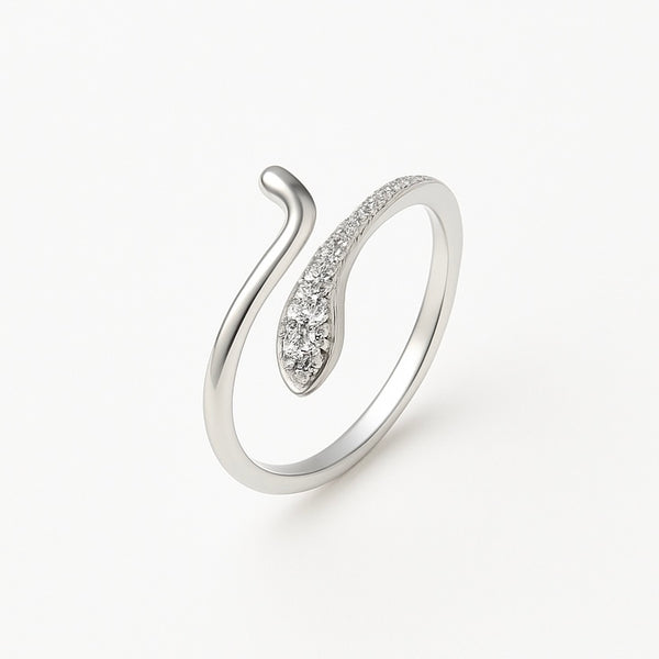 Snake Glow Ring in 925 silver